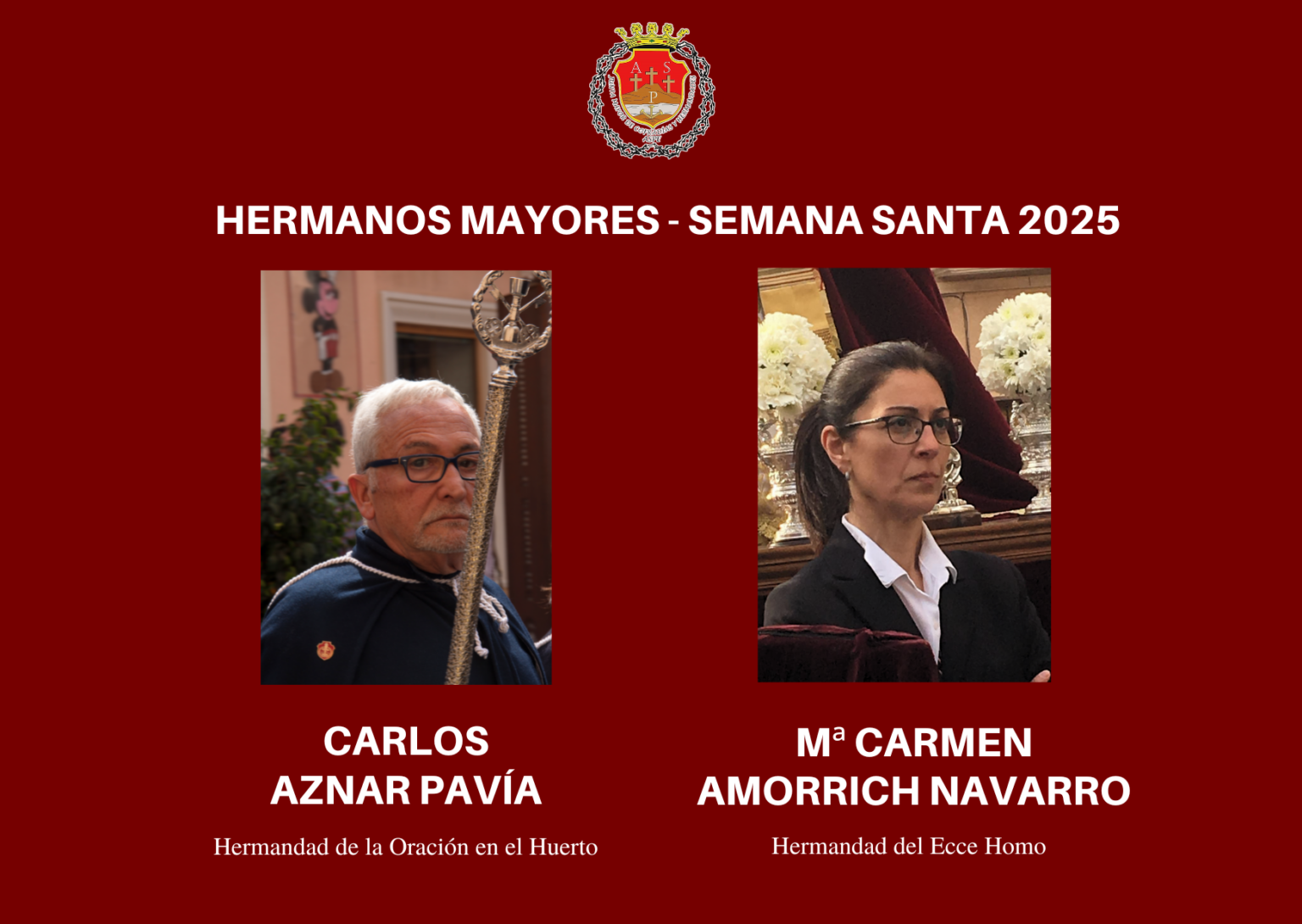 HERMANOS MAYORES – Semana Santa Aspe